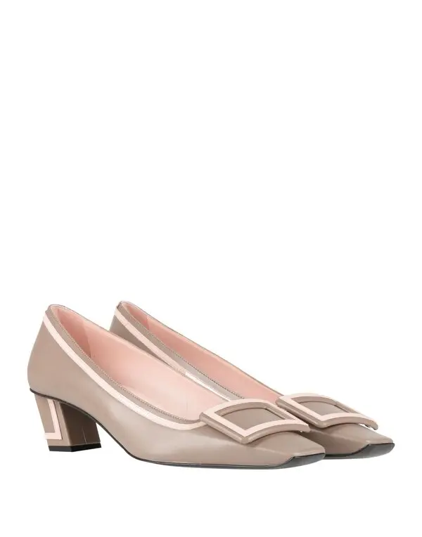 ROGER VIVIER Pumps In Calfskin - Sage Green