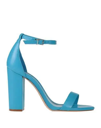 Schutz Leather Sandals - Blue