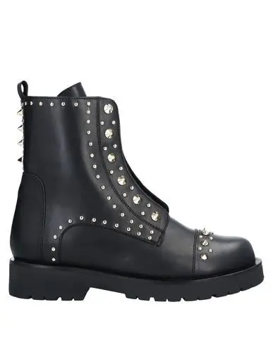 TWINSET Ankle Leather Combat Boots