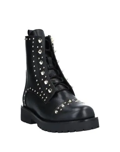 TWINSET Ankle Leather Combat Boots