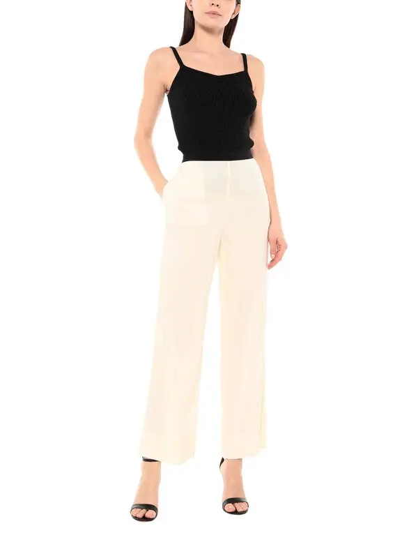 JUCCA Straight-leg Crepe Pants - White