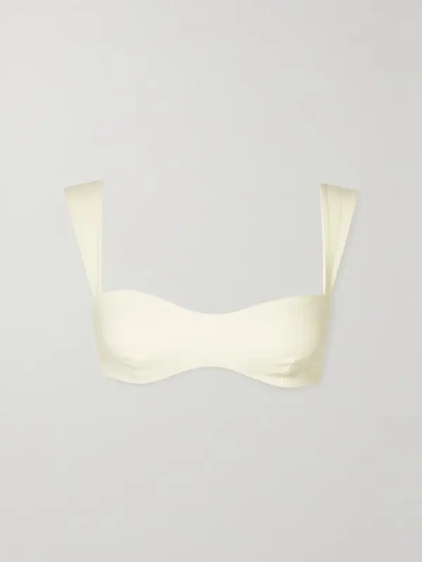 Magda Butrym Sweetheart Bikini Top - Neutrals