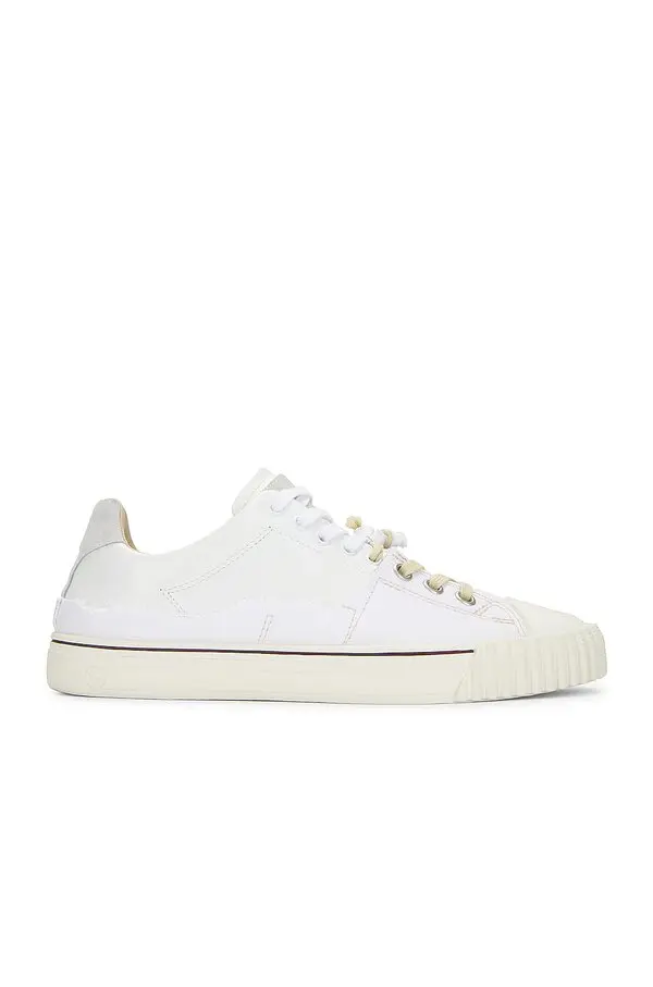 MAISON MARGIELA Evolution Low Sneakers - White & Off White