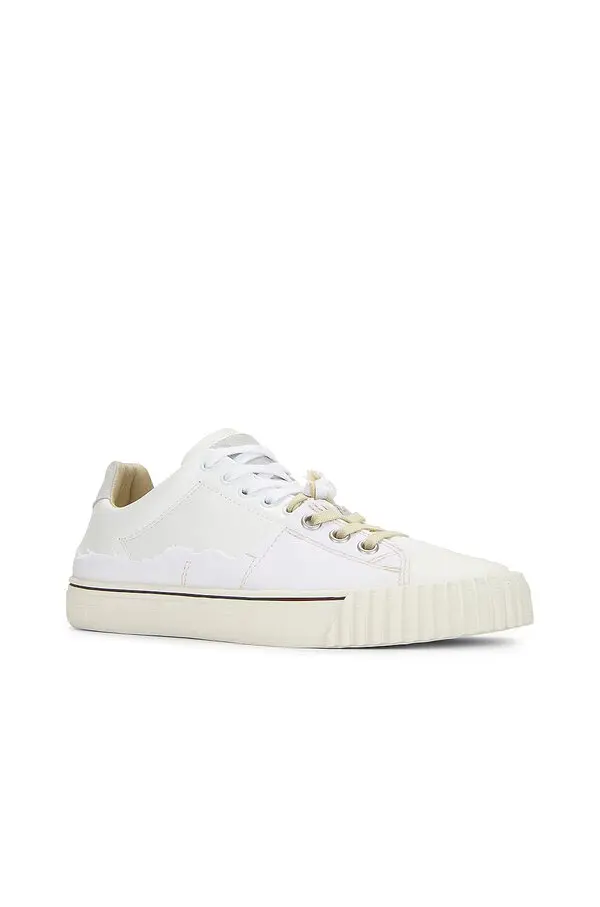 MAISON MARGIELA Evolution Low Sneakers - White & Off White