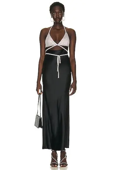 green emerald velvet dress Alexander Wang main image 0