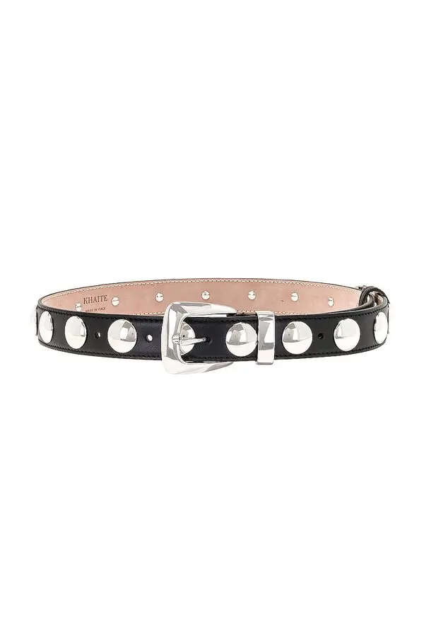 Khaite Benny Studded Leather Belt