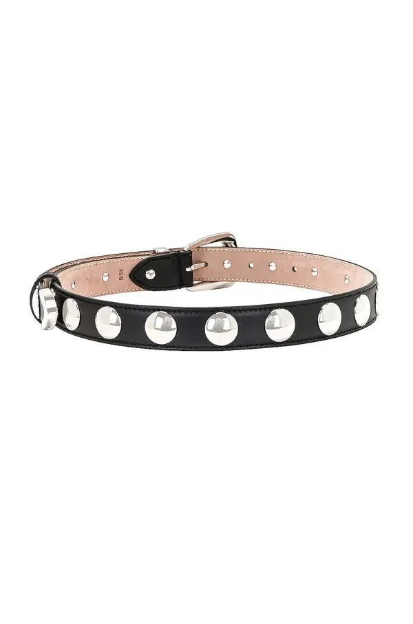 Khaite Benny Studded Leather Belt