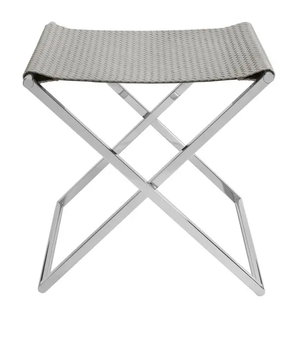 RIVIERE Woven Folding Stool