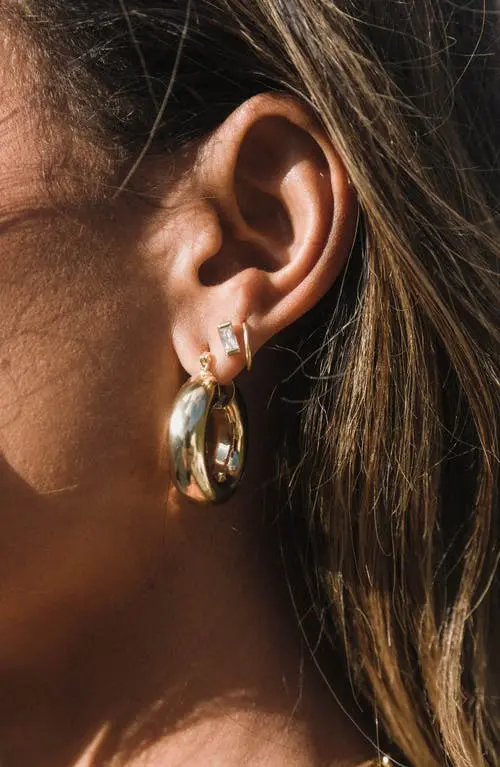 CHILD OF WILD Aubree Hoop Earrings - Gold
