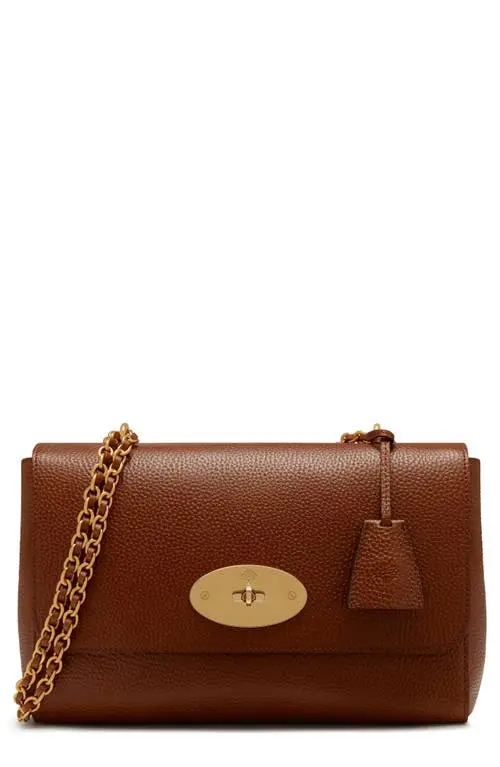 Mulberry Medium Lily Leather Shoulder Bag - Oak