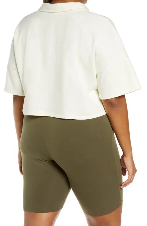Bp. French Terry Crop Polo