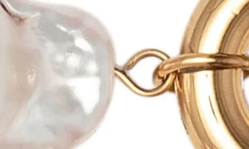 ST. MORAN Capri Freshwater Pearl Huggie Earrings