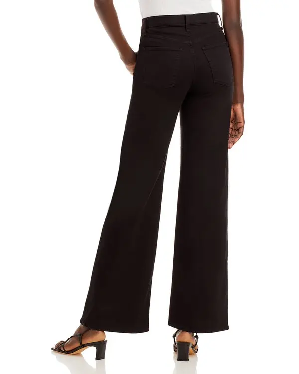 Joe's Jeans The Mia High Rise Wide Leg Jeans - Black