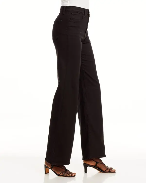 Joe's Jeans The Mia High Rise Wide Leg Jeans - Black
