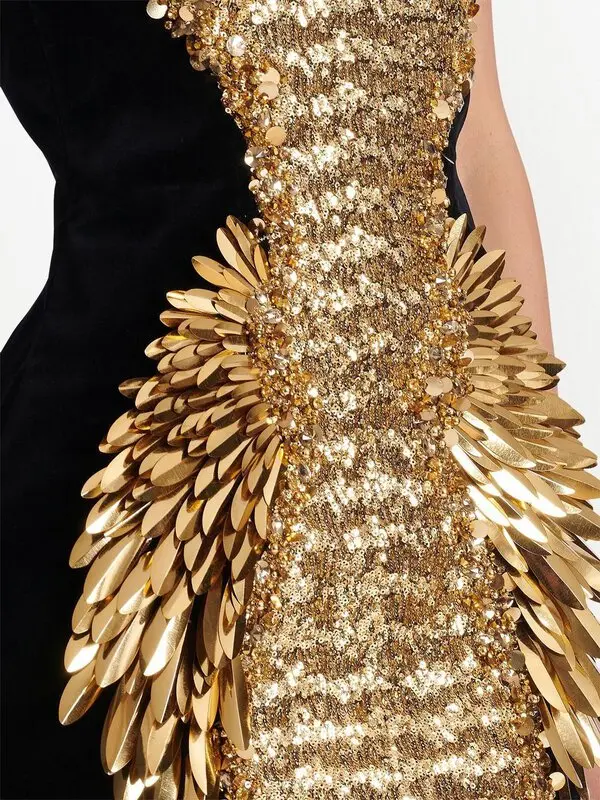 Balmain Sequin-embellished Mini Dress