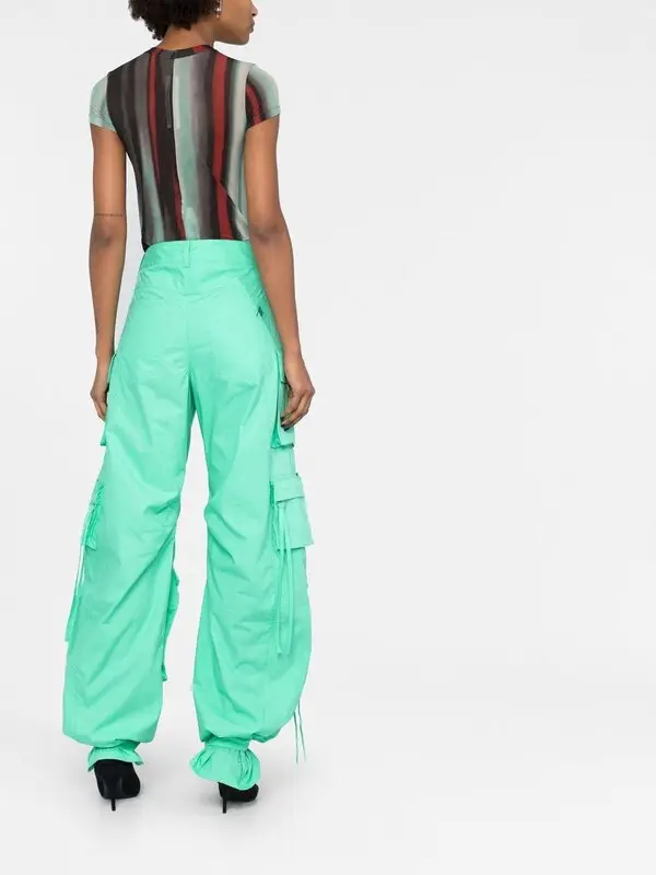 Attico Fern Cotton Cargo Trousers