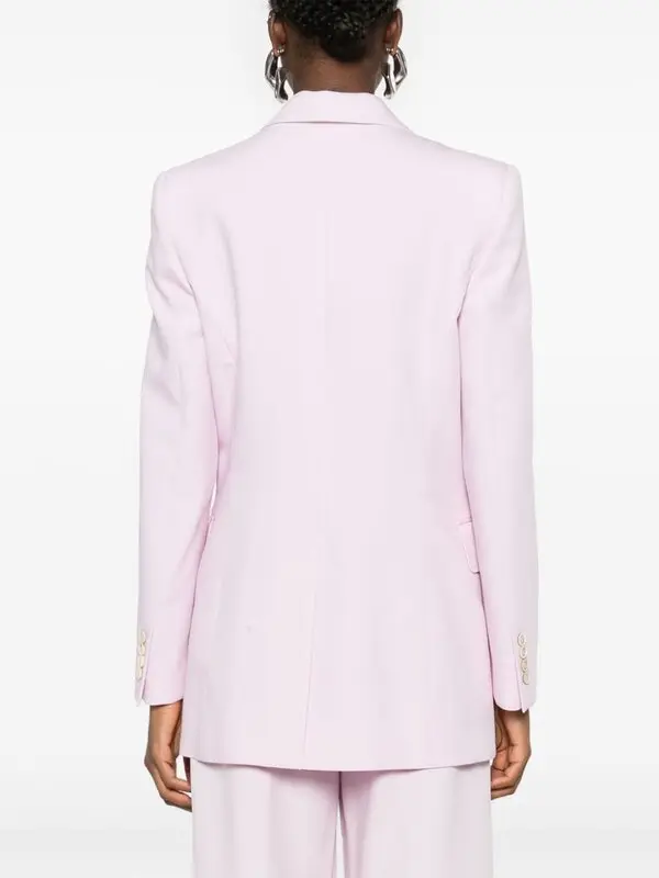 Alexander McQueen Double-breasted Wool Blazer - Pink