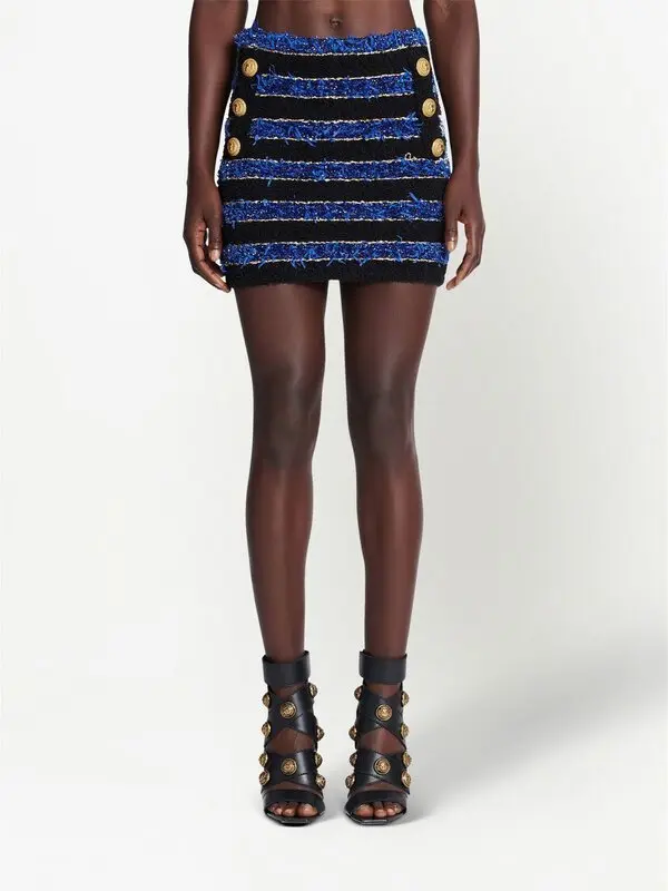 Balmain Tweed Pencil Skirt
