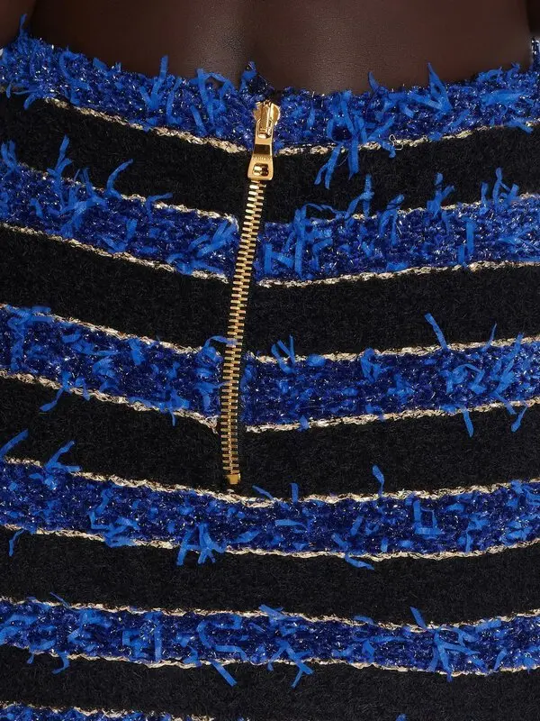Balmain Tweed Pencil Skirt