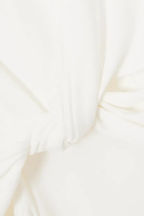 Loewe Draped Jersey Maxi Dress - White