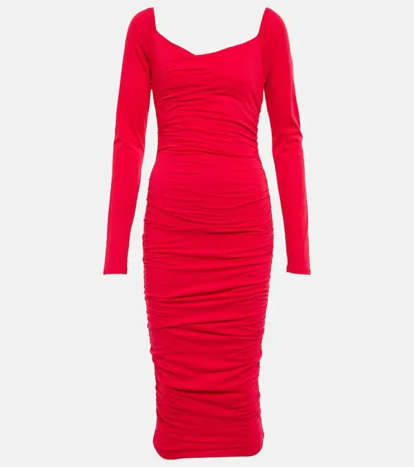Velvet By Graham & Spencer Gauzy Whisper Jersey Midi Dress