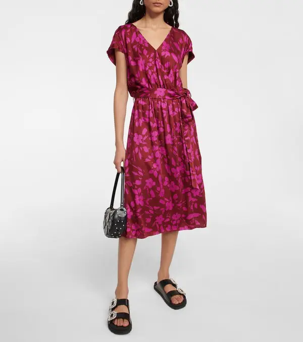 Velvet By Graham & Spencer Floral Midi Dress