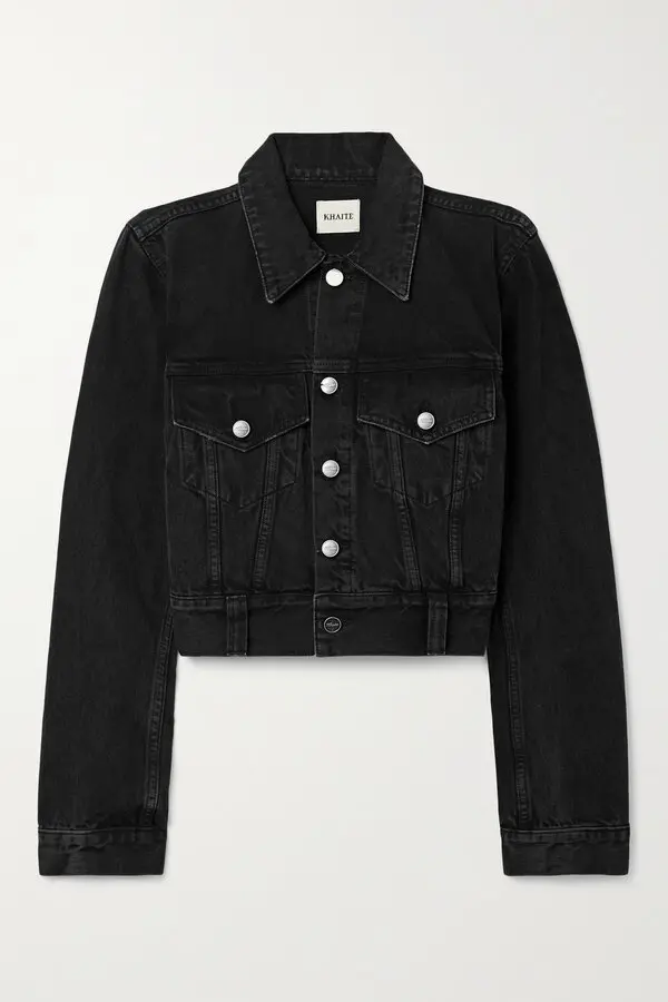 Khaite Rizzo Denim Trucker Jacket