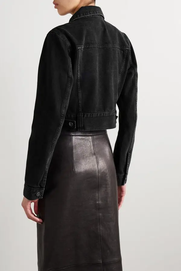 Khaite Rizzo Denim Trucker Jacket