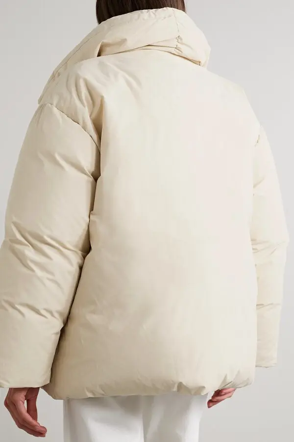TOTEME Signature Cotton-blend Shell Down Jacket