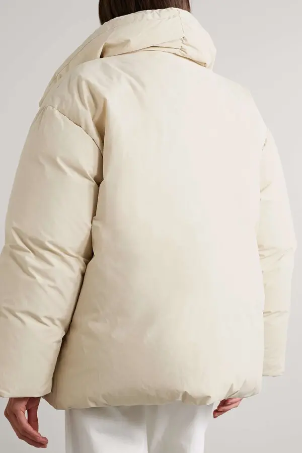 TOTEME Signature Cotton-blend Shell Down Jacket