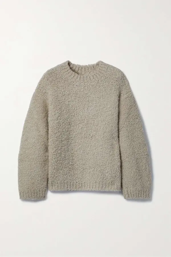 LAUREN MANOOGIAN Astrakhan Alpaca And Wool-blend Sweater