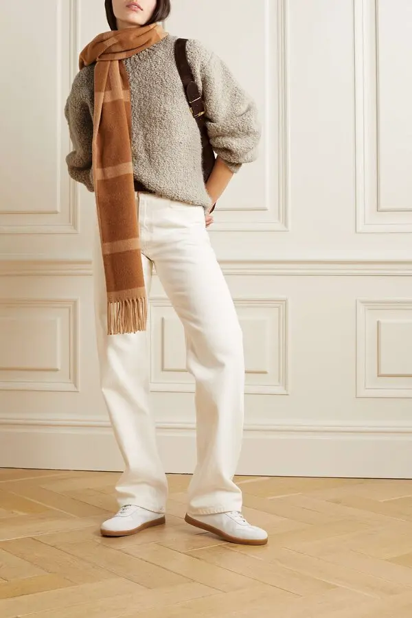 LAUREN MANOOGIAN Astrakhan Alpaca And Wool-blend Sweater