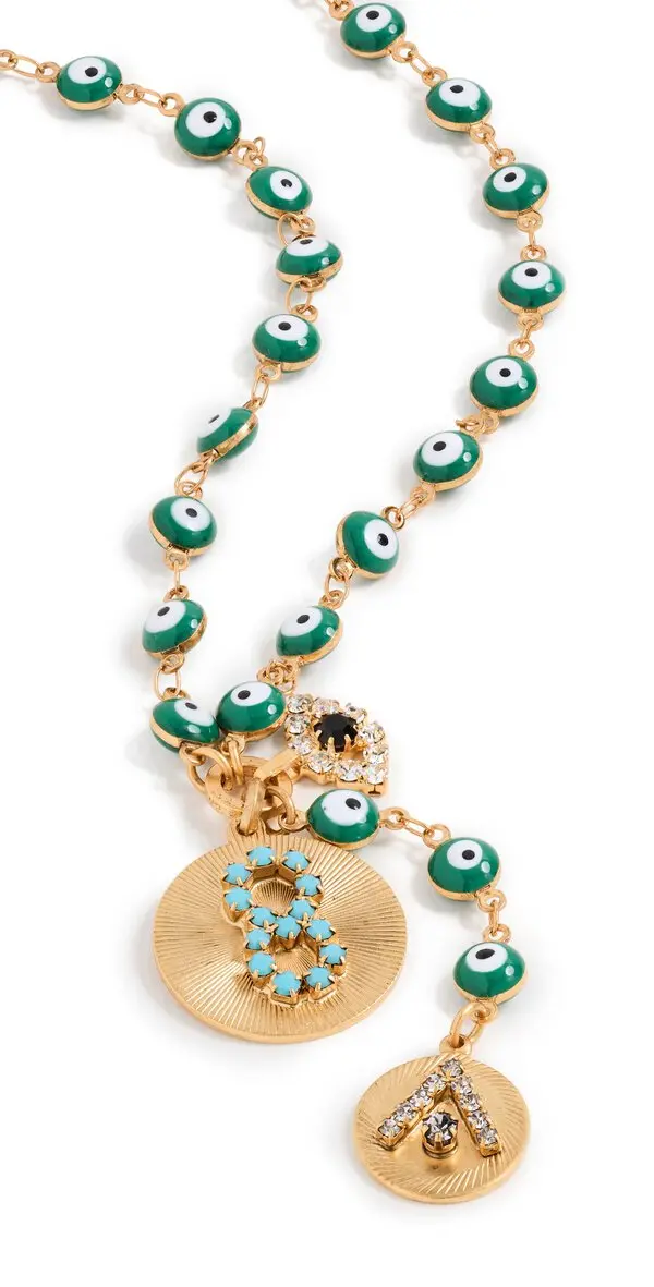 ELIZABETH COLE Galia Necklace - Green