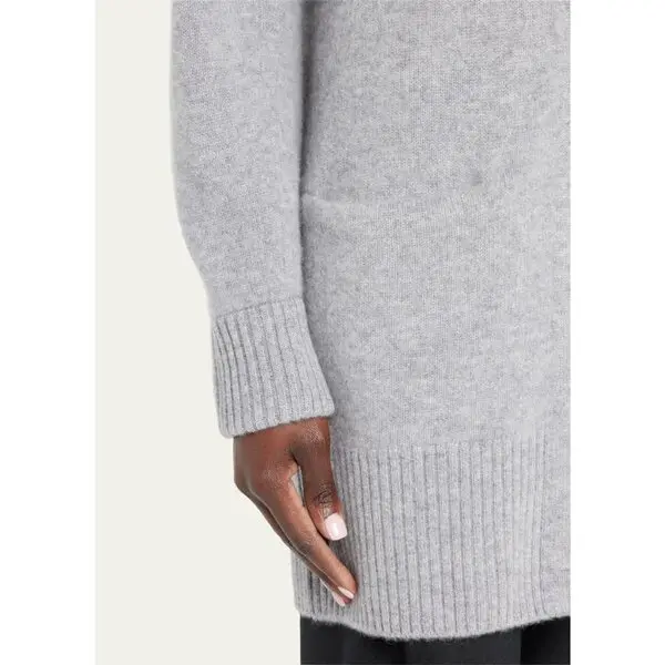 Vince Cashmere Shawl-collar Open-front Cardigan - Gray