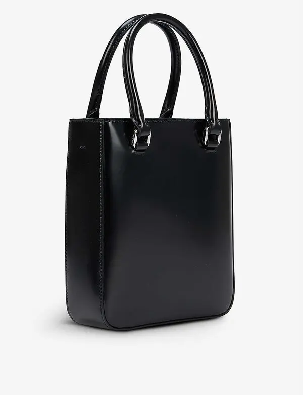 Prada Logo-embellished Leather Cross-body Bag