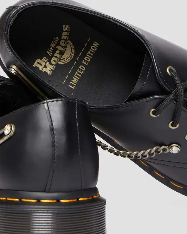 Dr. Martens 1461 Swarovski Leather Oxford Shoes - Black | Editorialist