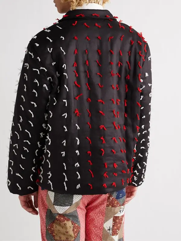 BODE Embroidered Tencel™-twill Jacket