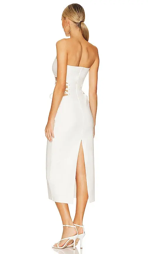 nbd alena midi dress Revolve; Alena Midi Dress NBD Hidden back supper