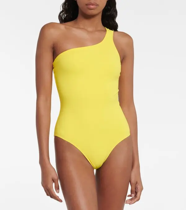 Isabel Marant Sage One-shoulder Swimsuit - Yellow