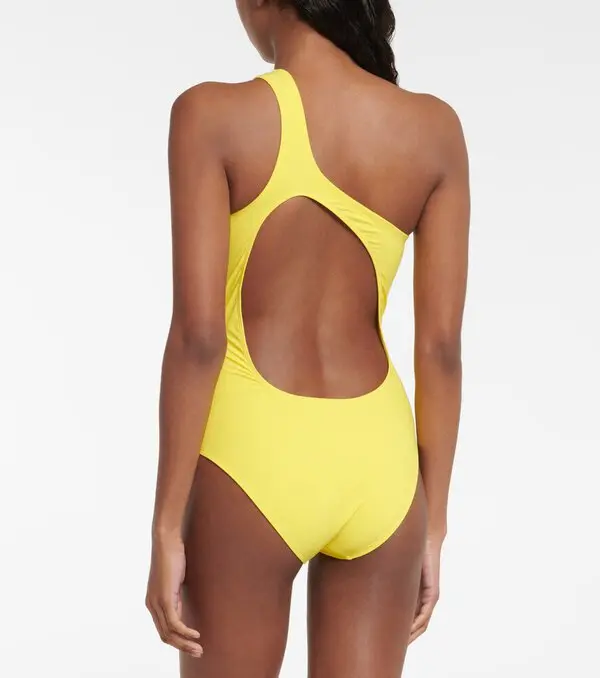 Isabel Marant Sage One-shoulder Swimsuit - Yellow