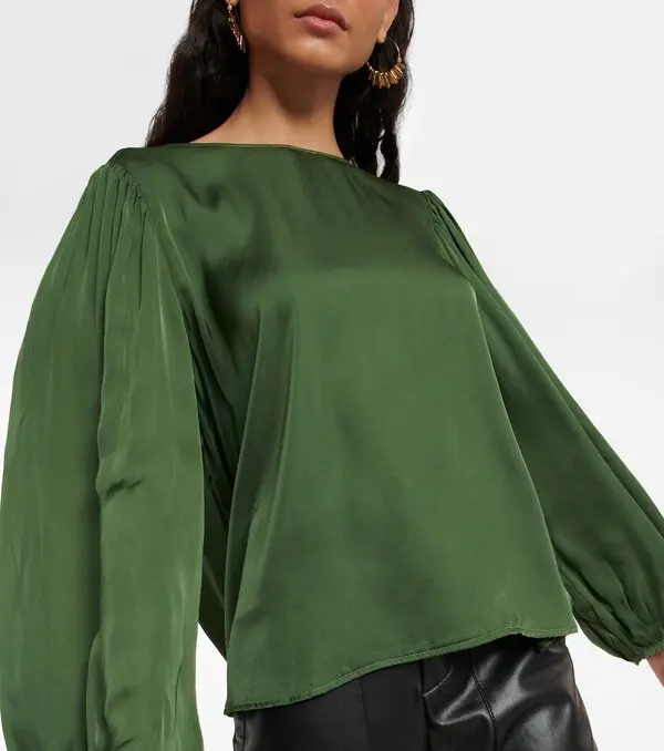 Velvet By Graham & Spencer Leila Satin Top