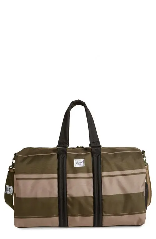 Herschel Supply Co. Novel Duffle Bag - Ivy Green/timberwolf Stripe