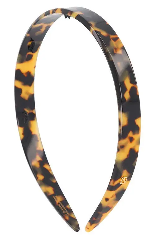 Alexandre De Paris Shell Pattern Headband - Tortoise