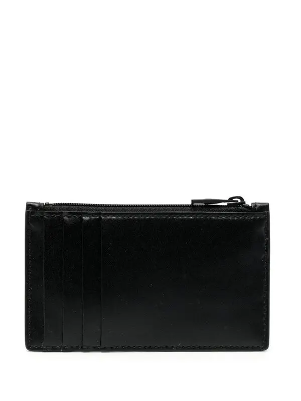 Alexander McQueen Logo-print Leather Wallet - Black