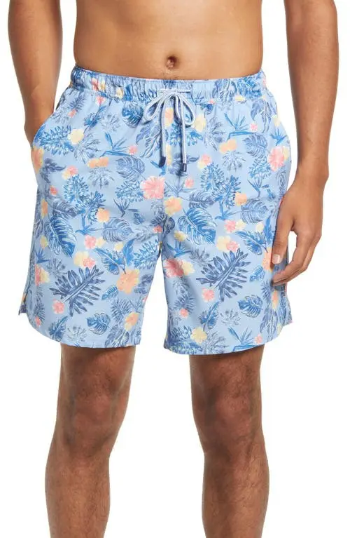 Peter Millar Palm Floral Swim Trunks