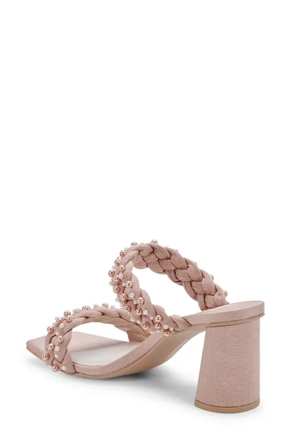 Dolce Vita Paily Imitation Pearl Sandals - Blush Pearls