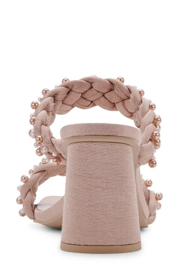 Dolce Vita Paily Imitation Pearl Sandals - Blush Pearls