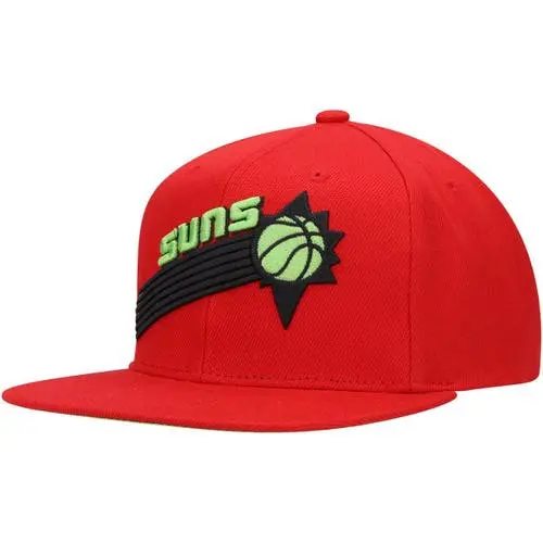 Mitchell & Ness X Lids Phoenix Suns Hardwood Classics Reverse Grinch Team Snapback Hat