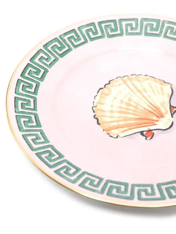 GINORI 1735 Viaggio Di Nettuno Bread Plate - Pink