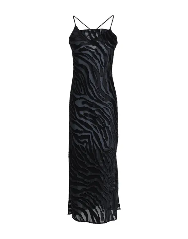 Topshop Zebra-print Maxi Slip Dress